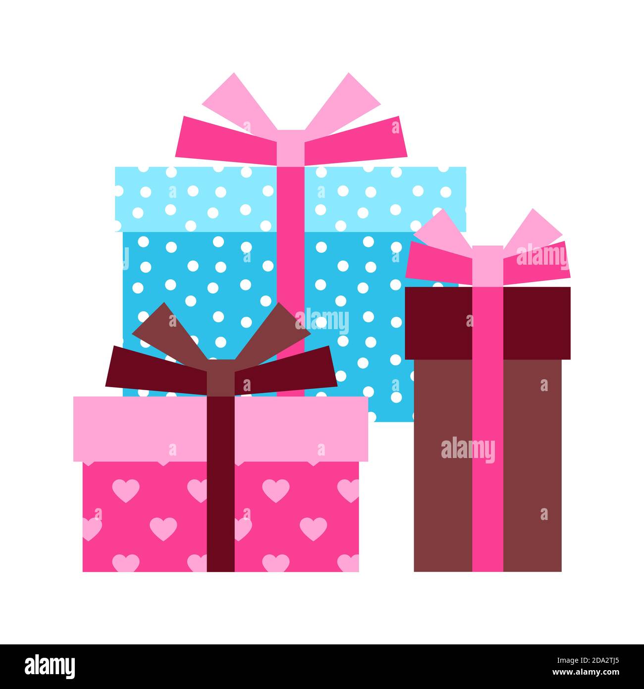 Illustration of gift boxes Stock Vector Image & Art - Alamy