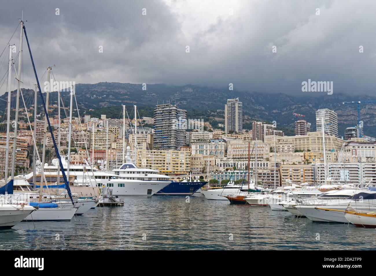 Monaco - Storm on Monte Carlo Stock Photo - Alamy