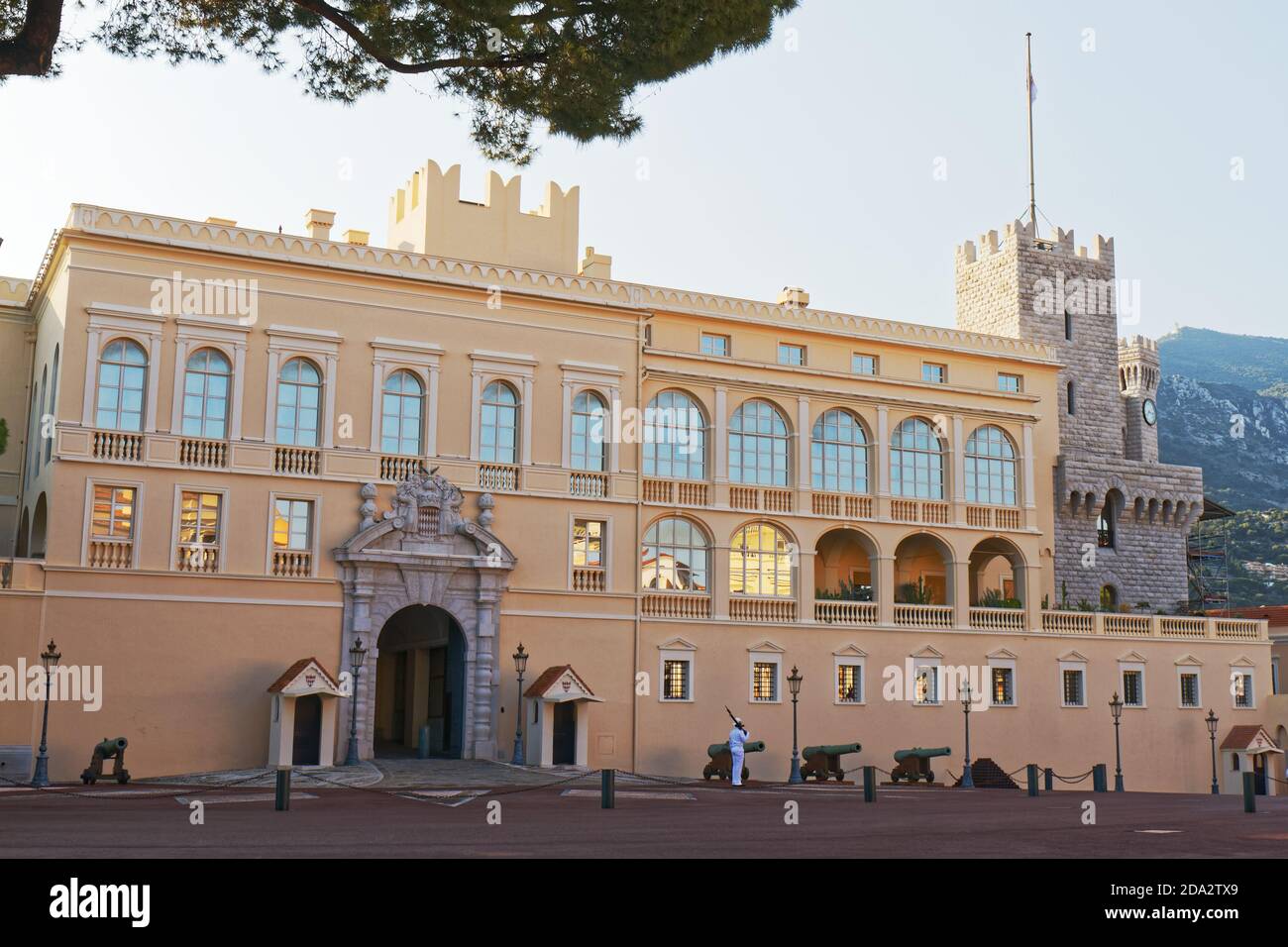 Monaco Prince's Palace Stock Photo - Alamy