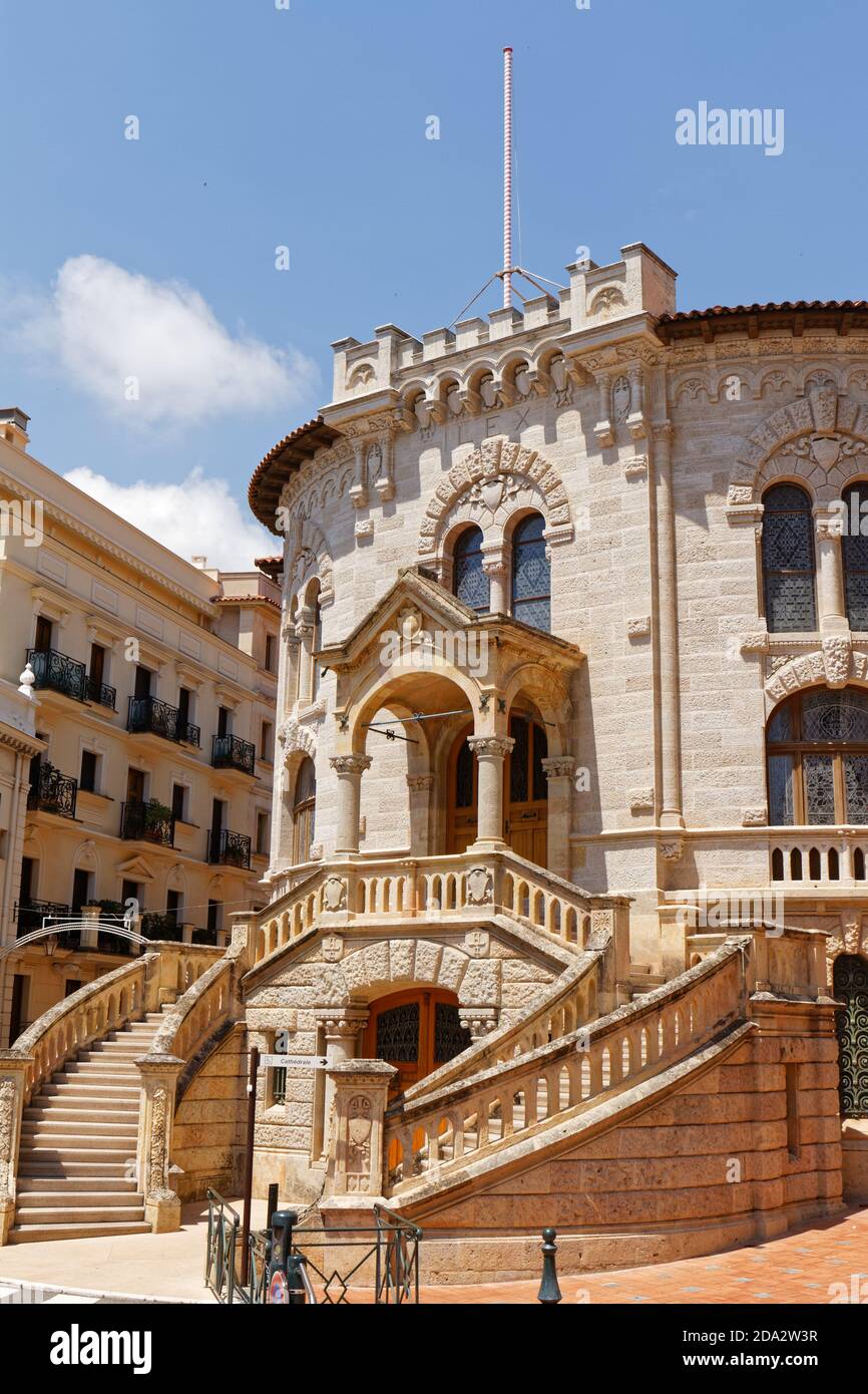 Monaco courthouse facade Stock Photo - Alamy