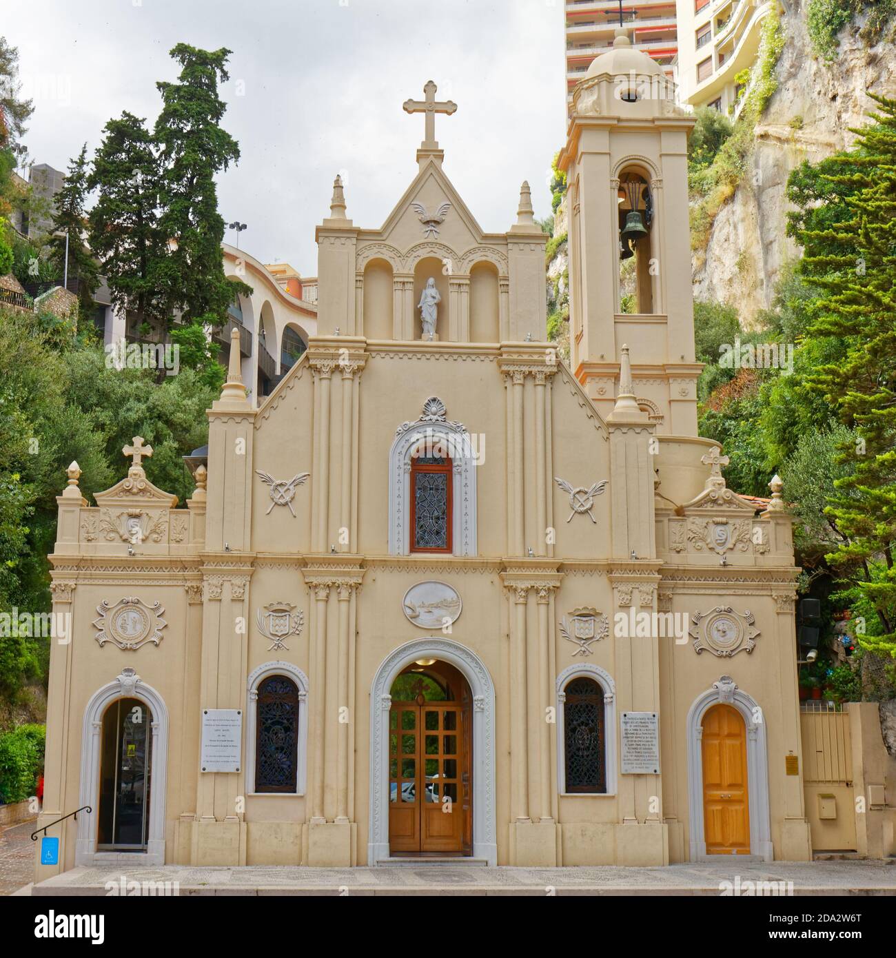 Monaco - Sainte Devote Church Stock Photo - Alamy