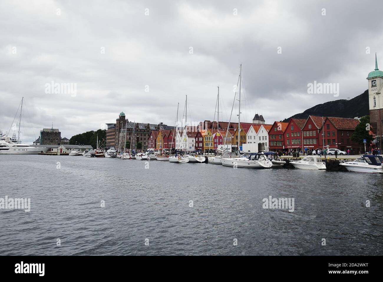 Bryggen houses - Bergen - Norway Stock Photo - Alamy