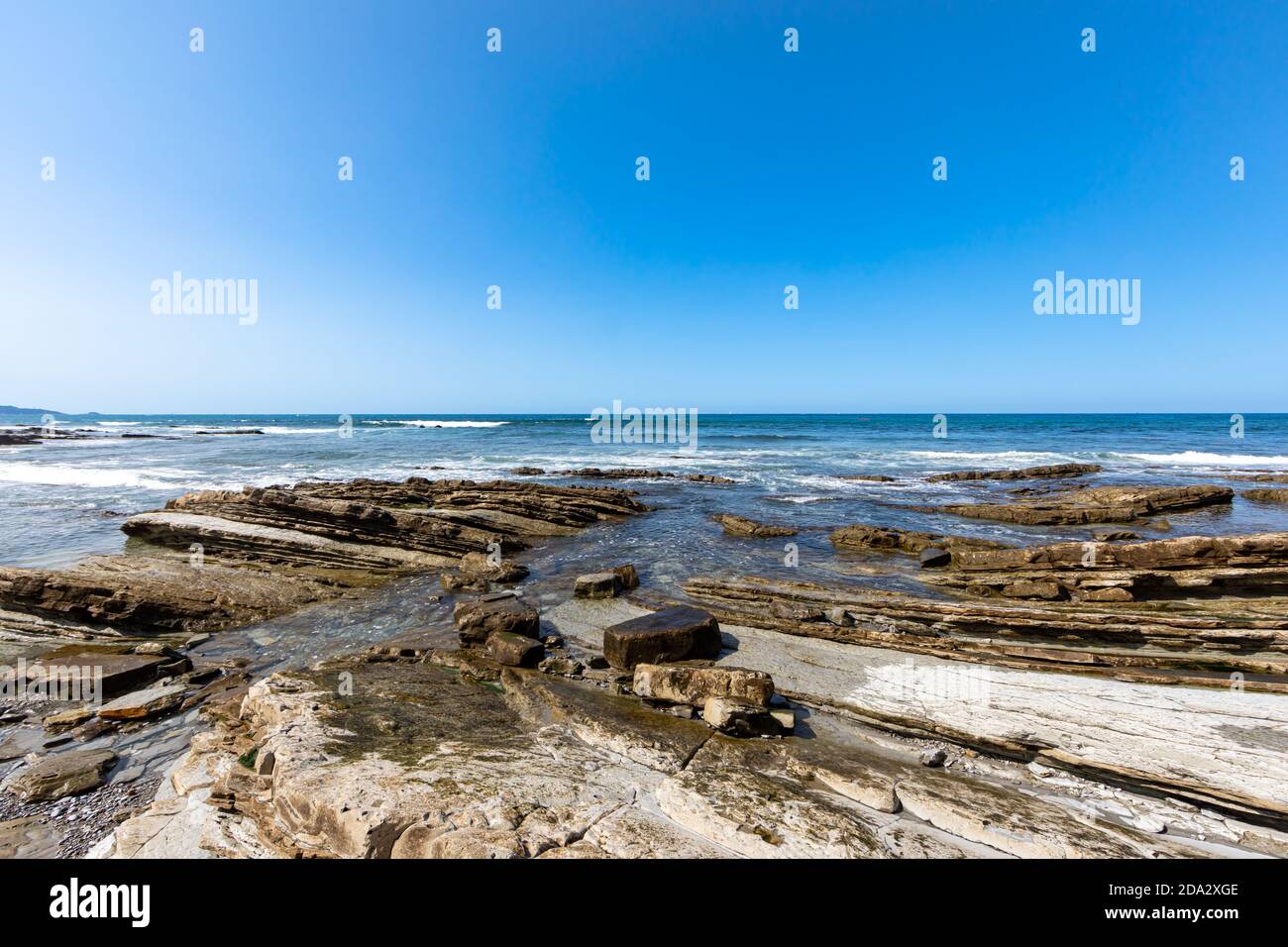 Urrugne, Basque Country, France - The "Basque Corniche" with its ...
