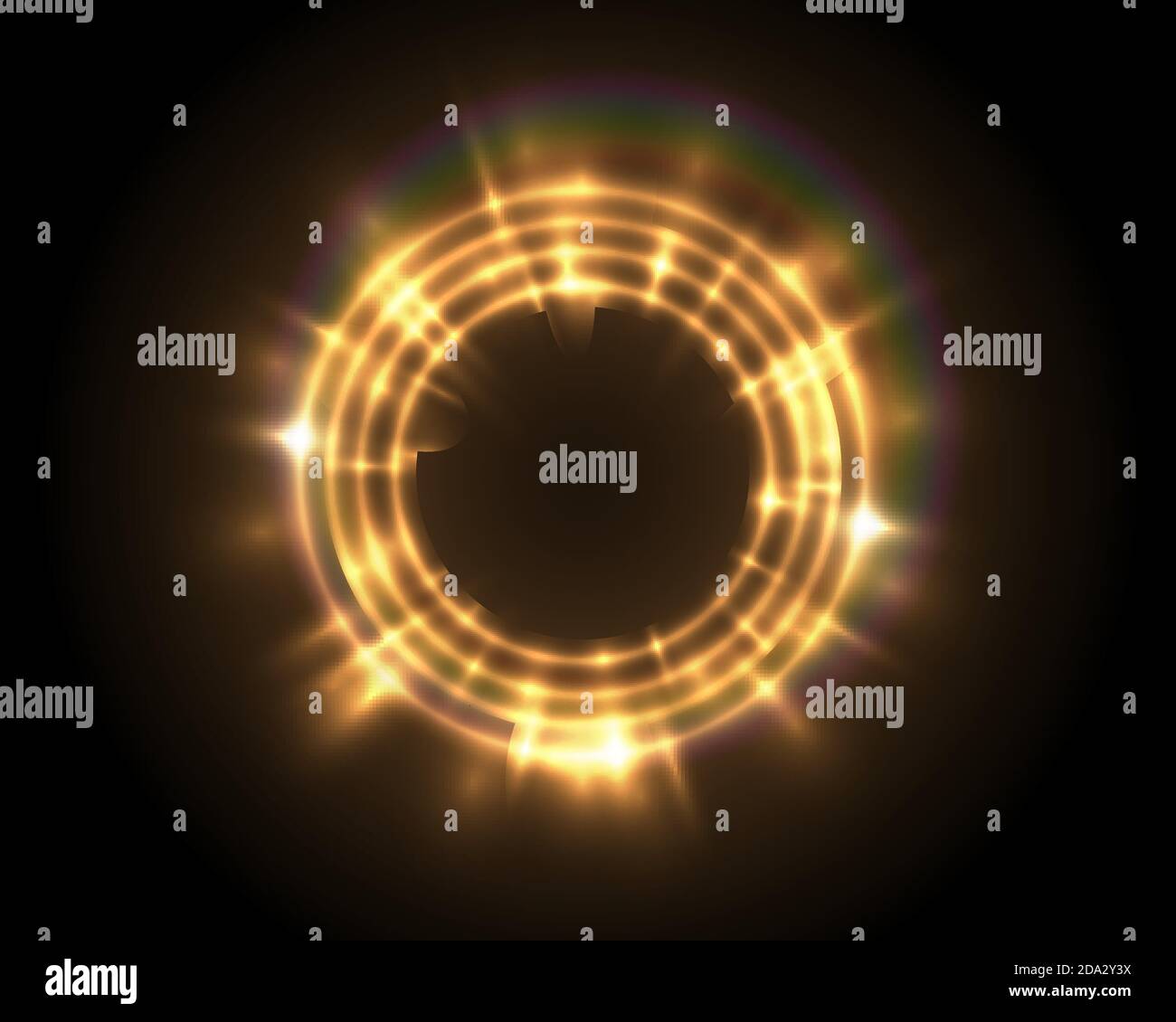 Rainbow lens flare Stock Vector Images - Alamy