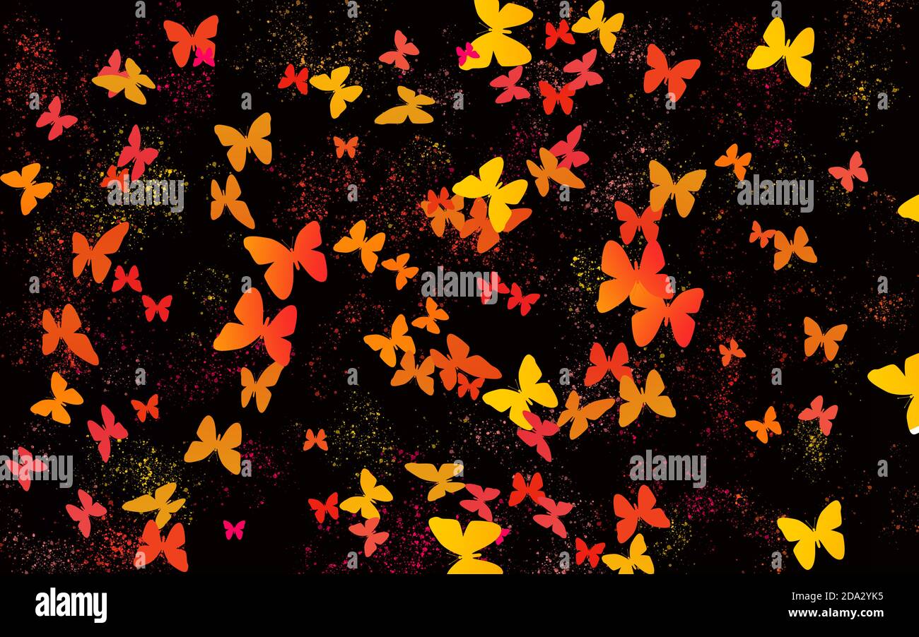Colorful butterfly painting hi-res stock photography and images - Alamy