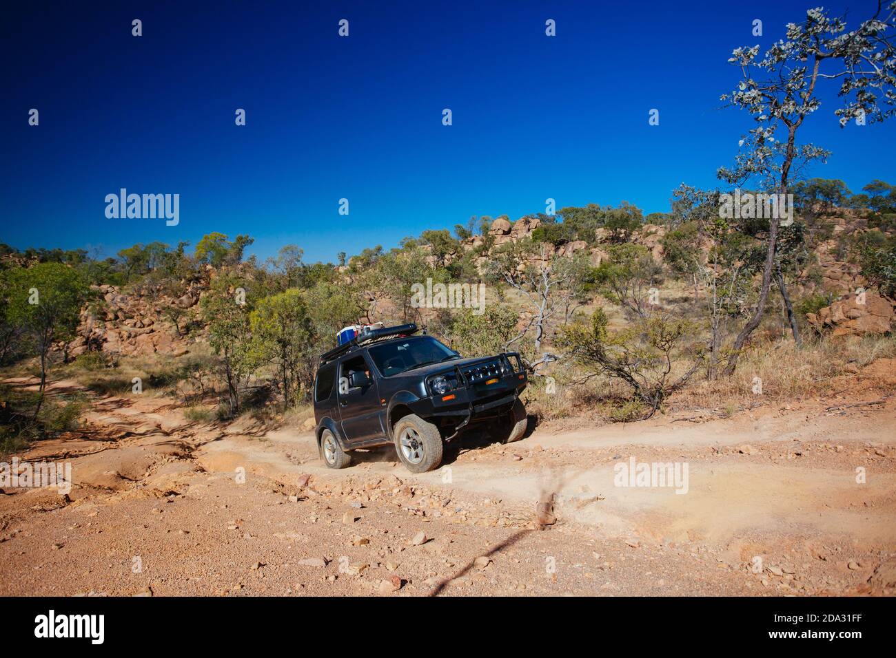 4WD in Outback Australia Stock Photo - Alamy