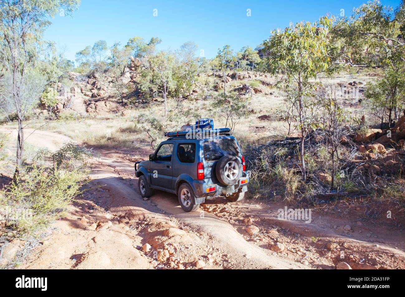 4WD in Outback Australia Stock Photo - Alamy