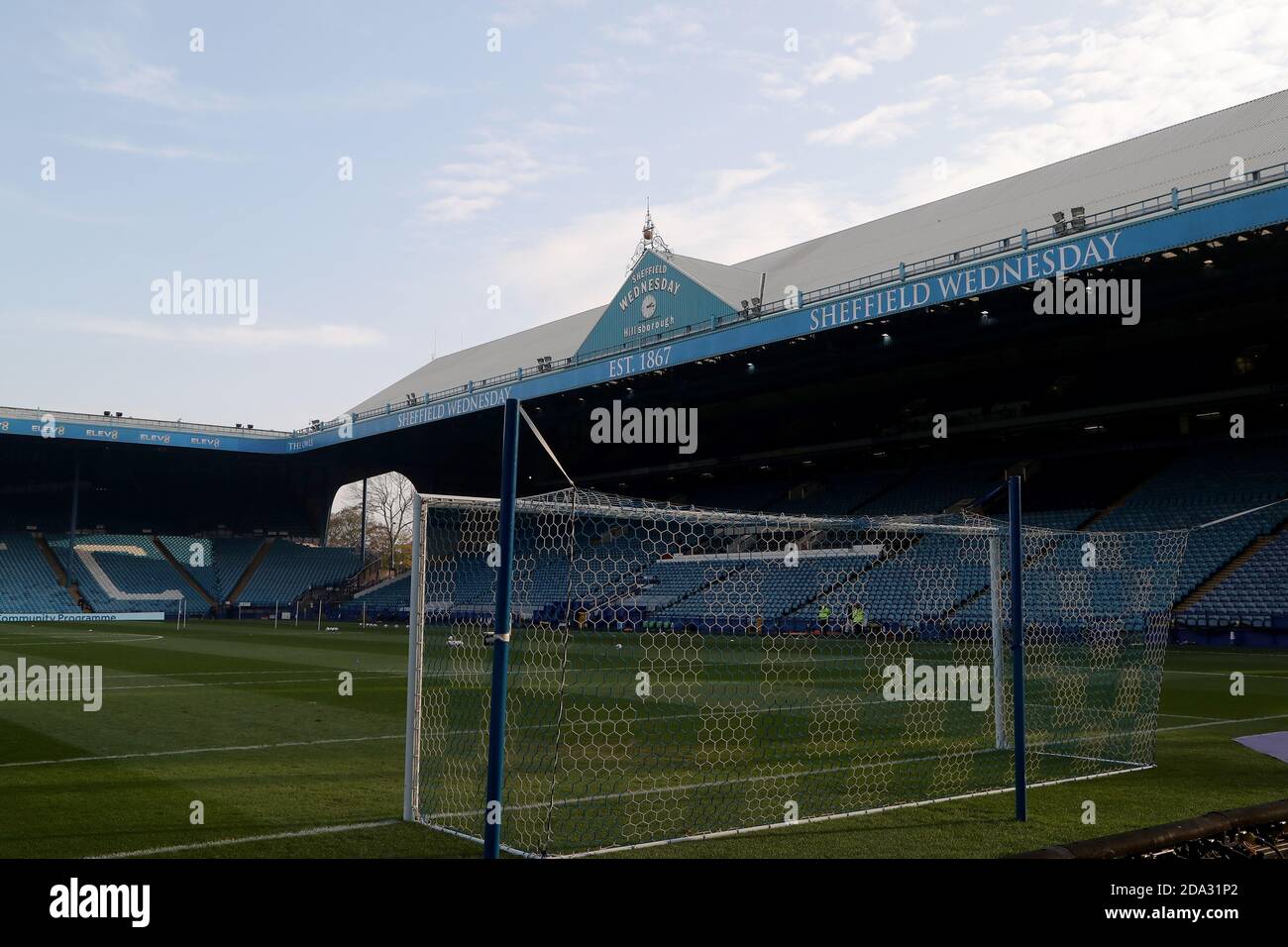 A general view of Hillsborough football Stadium before the Sky Bet ...