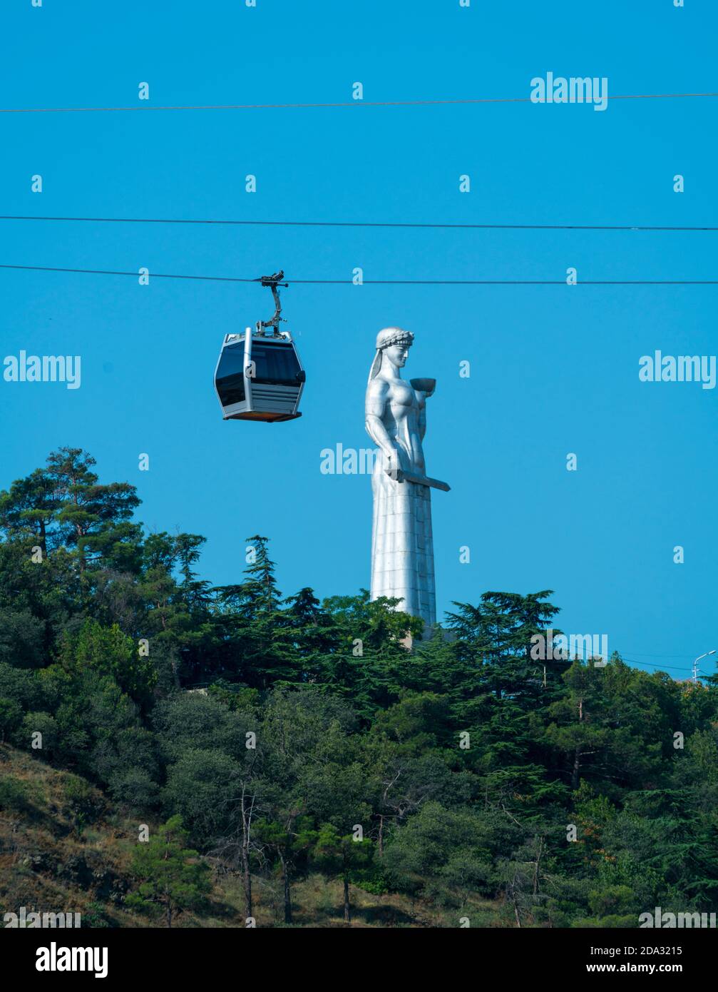 Mother of a Georgian statue, Kartlis Deda, Tbilisi City, Georgia ...