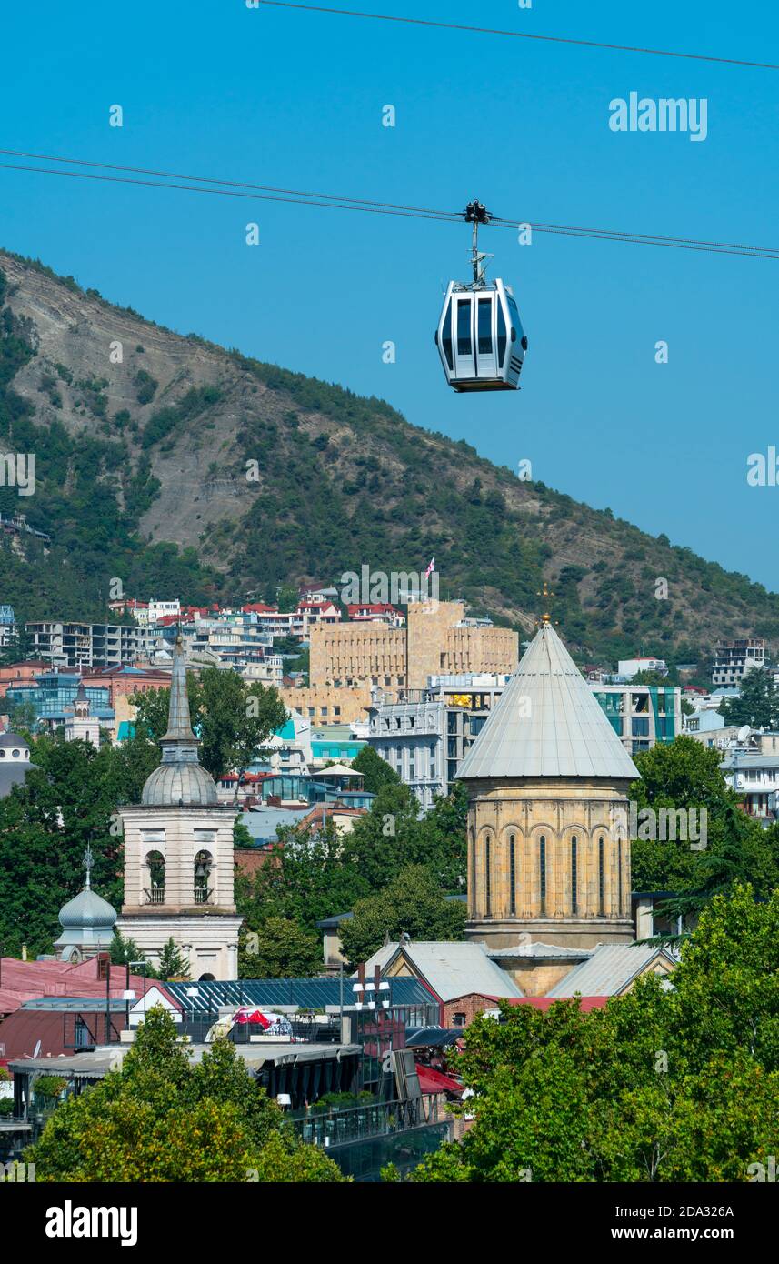 Old Town, Tbilisi City, Georgia, Middle East Stock Photo - Alamy