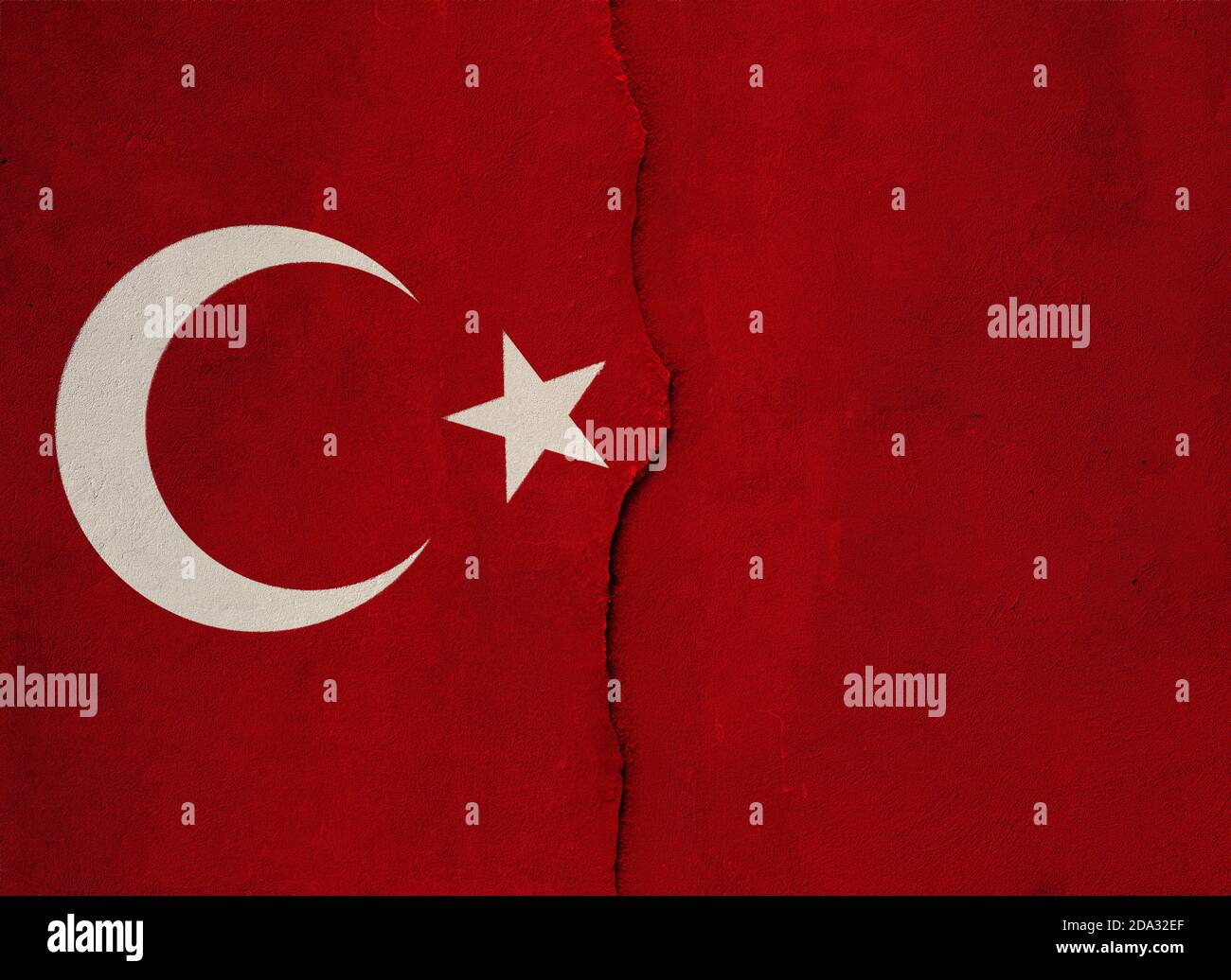 Turkish Flag, Flag Design Study Stock Photo - Alamy