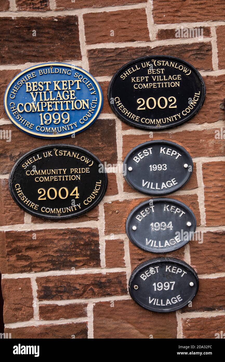 UK, England, Cheshire, Willaston, Green, Village Hall, Best Kept ...