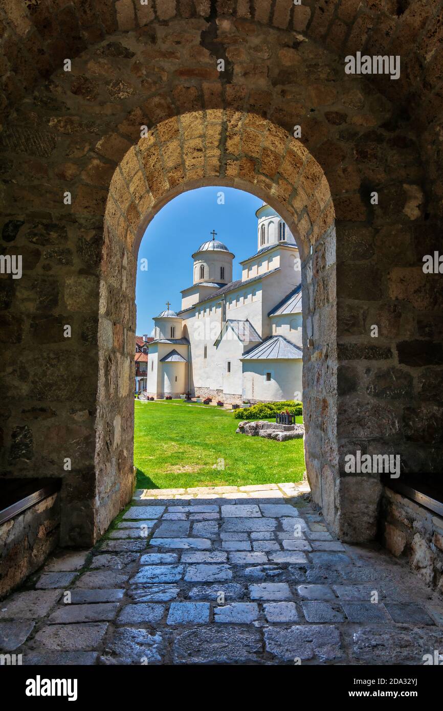 Mileseva Monastery. Medieval 13th century Serbian Orthodox monastery ...