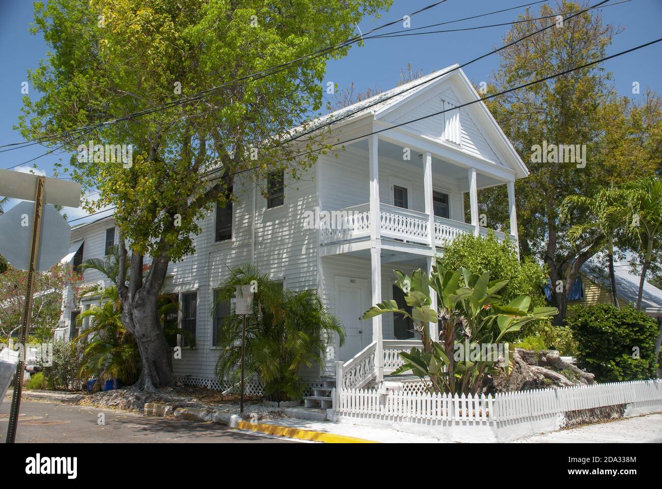 Southern style house on Key West, Florida Stock Photo - Alamy