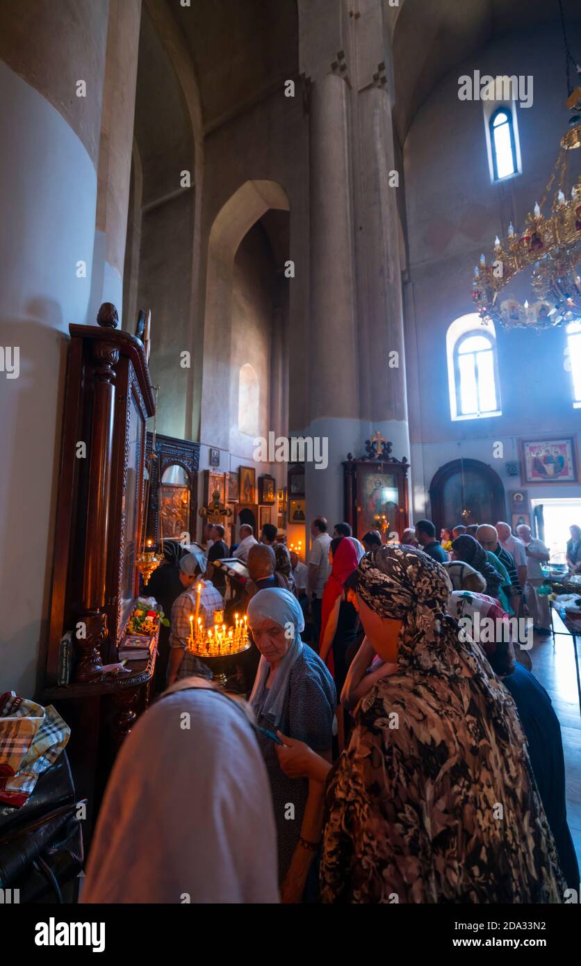 The Metekhi Church, Tbilisi City, Georgia, Middle East Stock Photo - Alamy