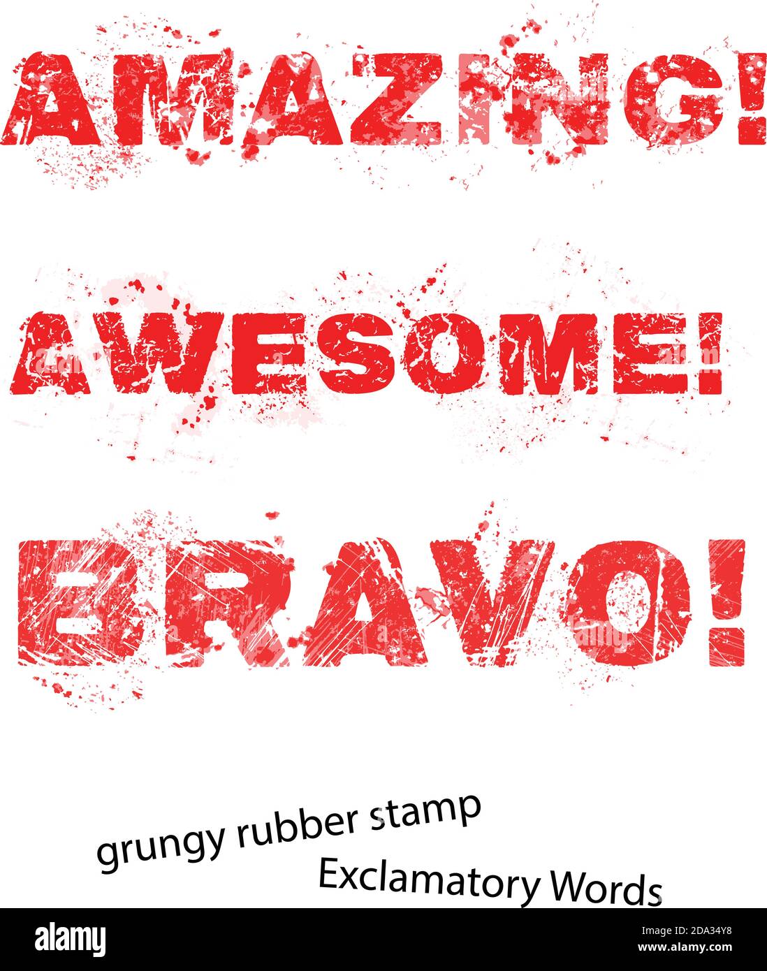 Grunge rubber stamp with text amazing awesome bravo ,vector ...