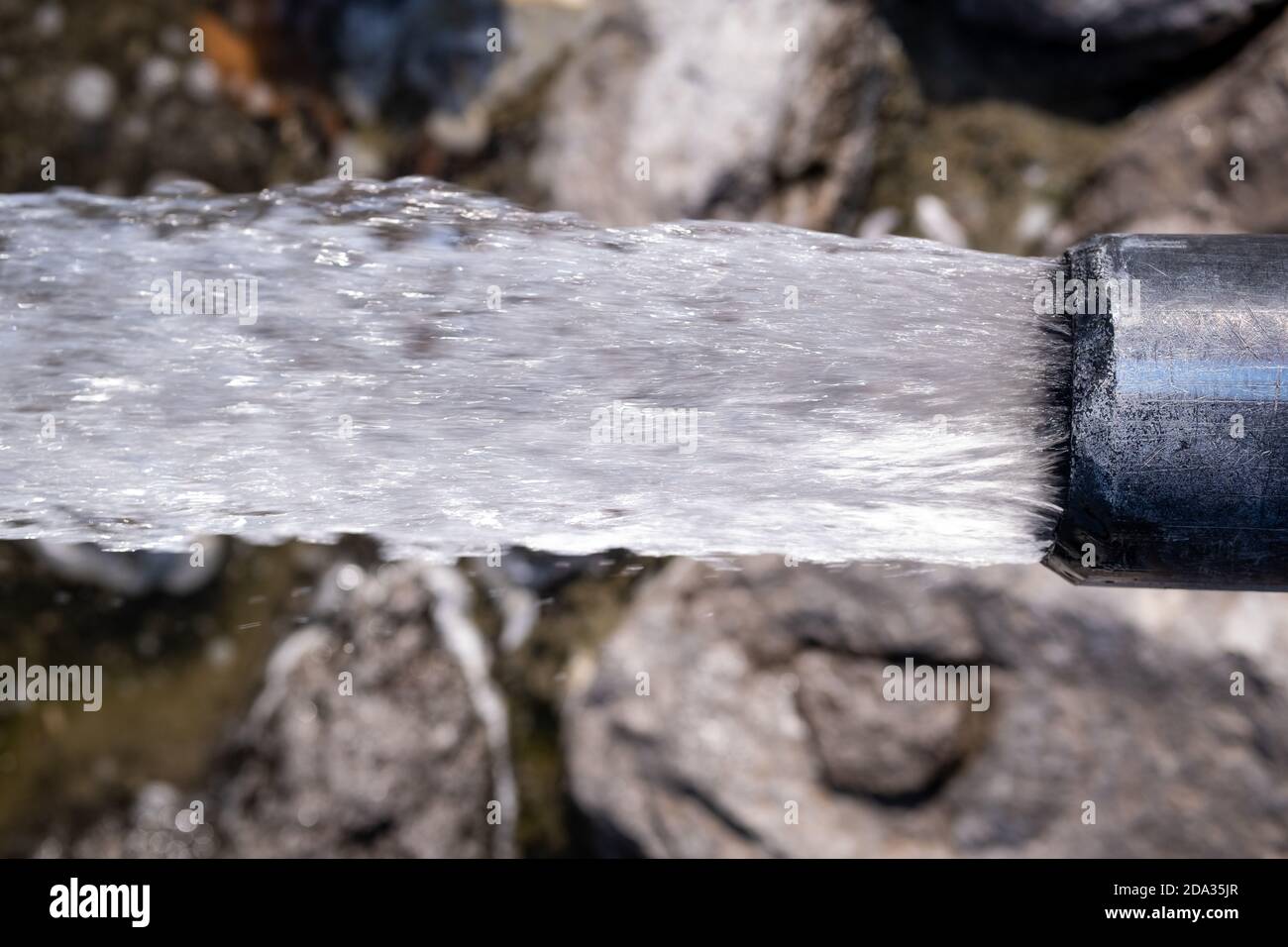 Current clean water from pipe hi-res stock photography and images - Alamy