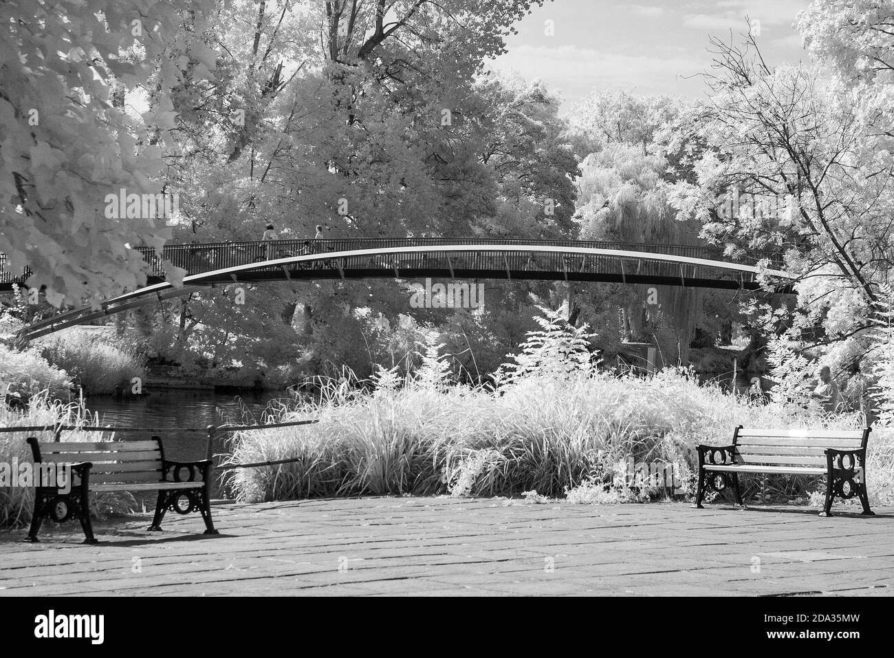 Maidenhead, Berkshire, UK., Sunday, 09/08/2020, Infra Red, Raymill ...