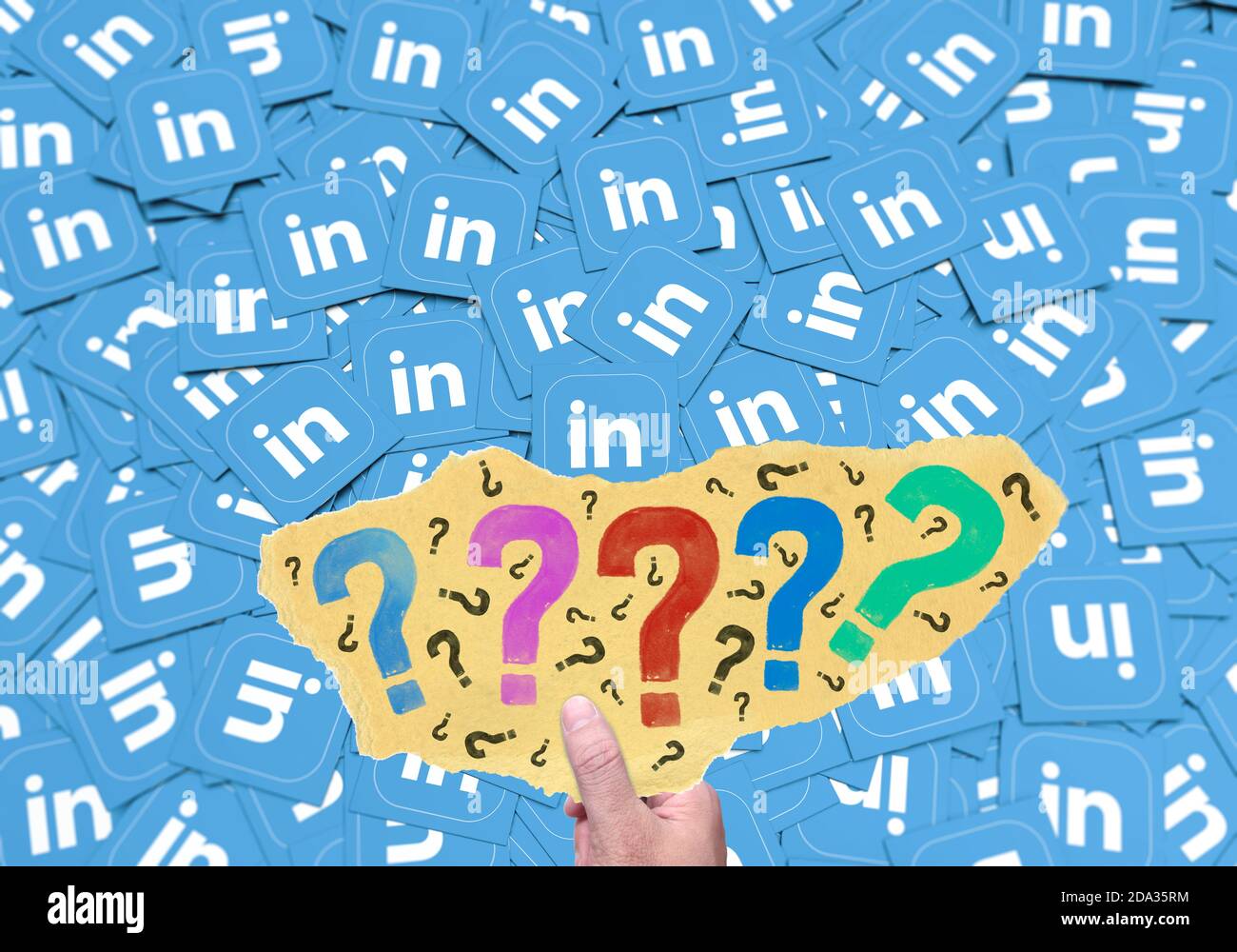 Linkedin Question Mark, Social Media Background Stock Photo - Alamy Linkedin Question Mark, Social Media Background Stock Photo - Alamy