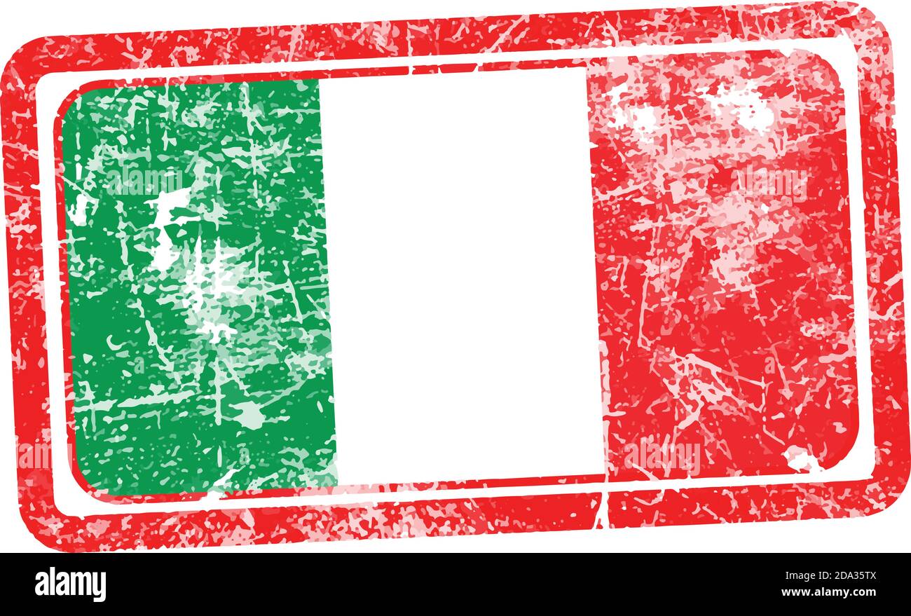 Passport stamp italy Cut Out Stock Images & Pictures - Alamy