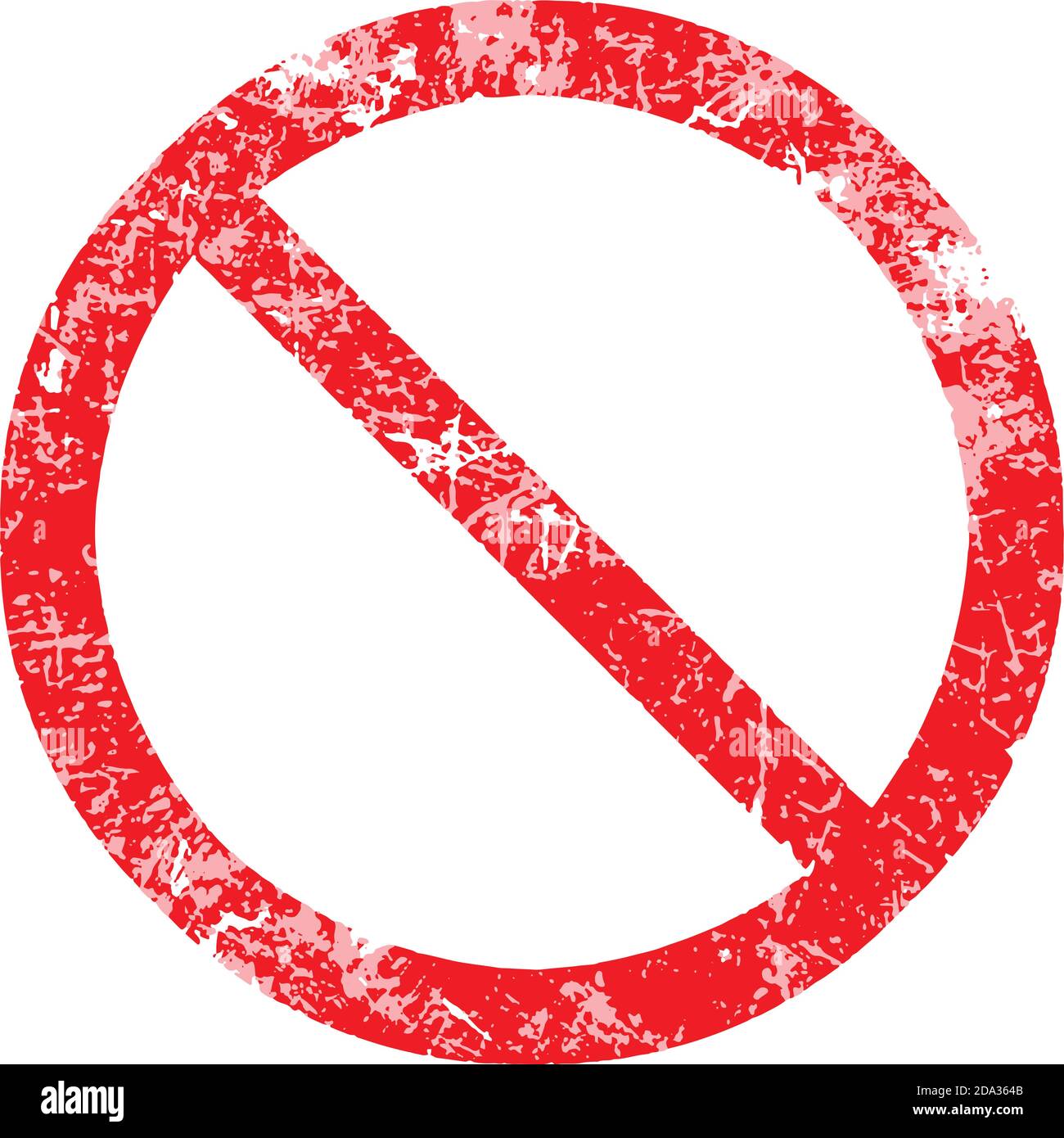 not allowed sign red grunge rubber stamp vector illustration Stock ...