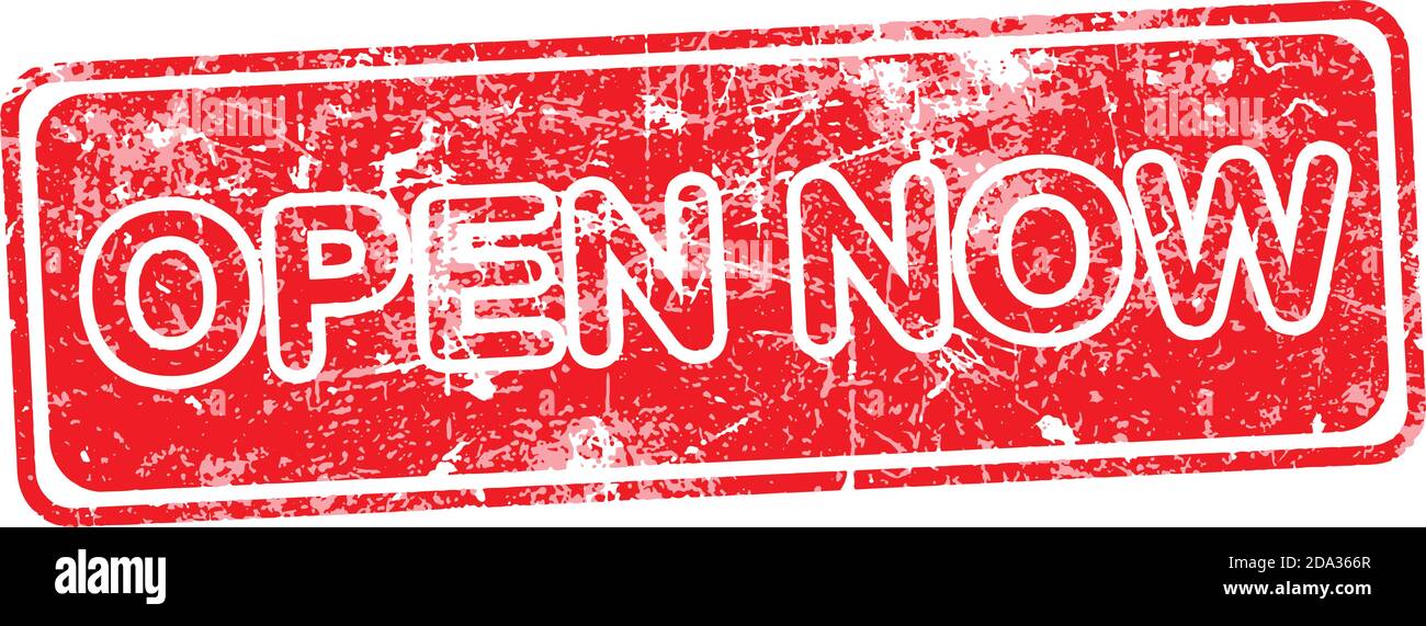 Now open stamp hi-res stock photography and images - Alamy