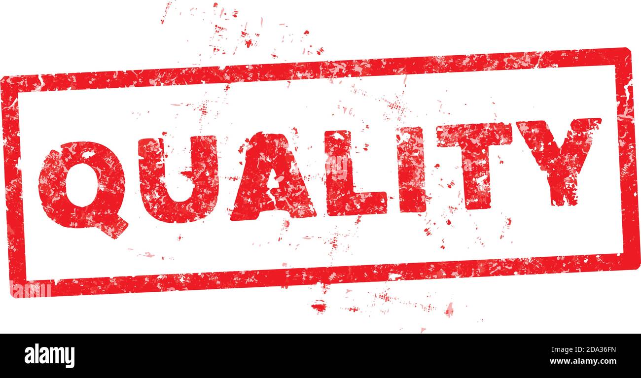 red Quality rubber stamp vector illustration Stock Vector Image & Art ...