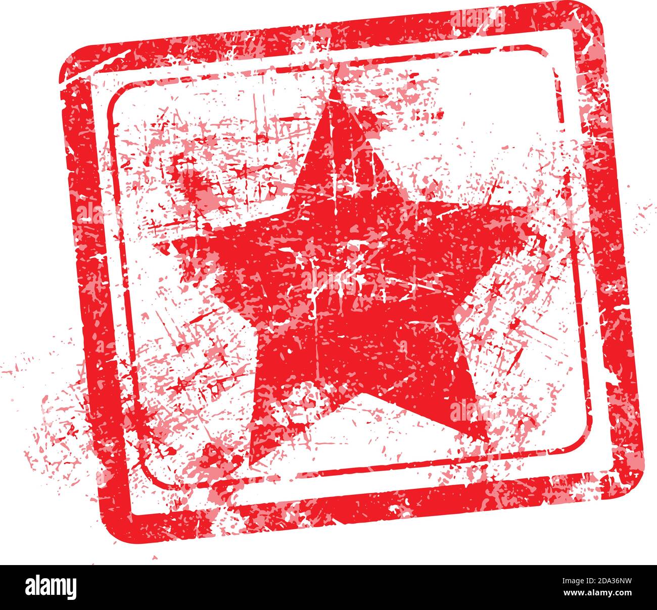 star red grunge rubber stamp vector illustration Stock Vector Image ...