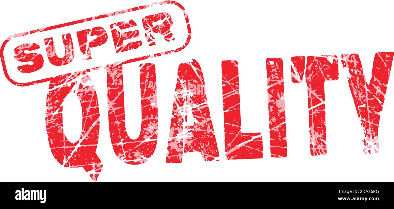 Super Quality red grunge rubber stamp vector illustration Stock Vector ...