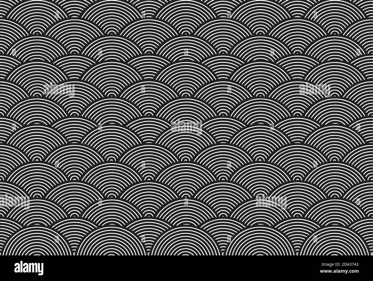 Wave Pattern Black And White