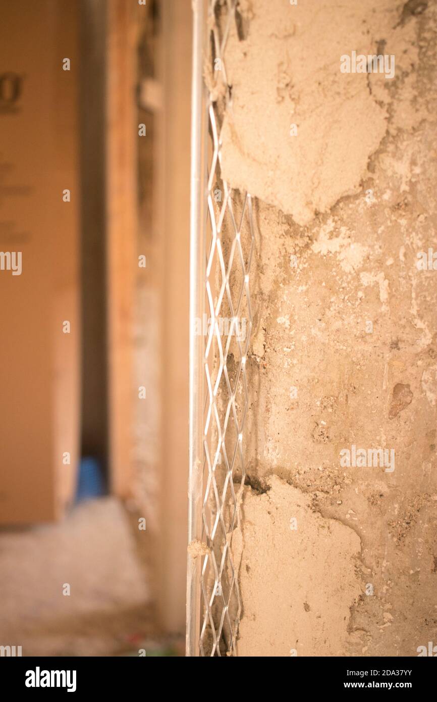 Building renovation works in appartment showing refurbishments works by ...