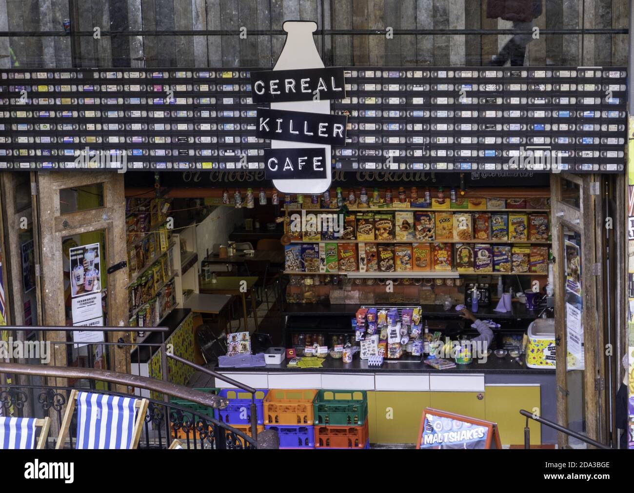 At the cereal killer cafe in camden hi-res stock photography and images ...