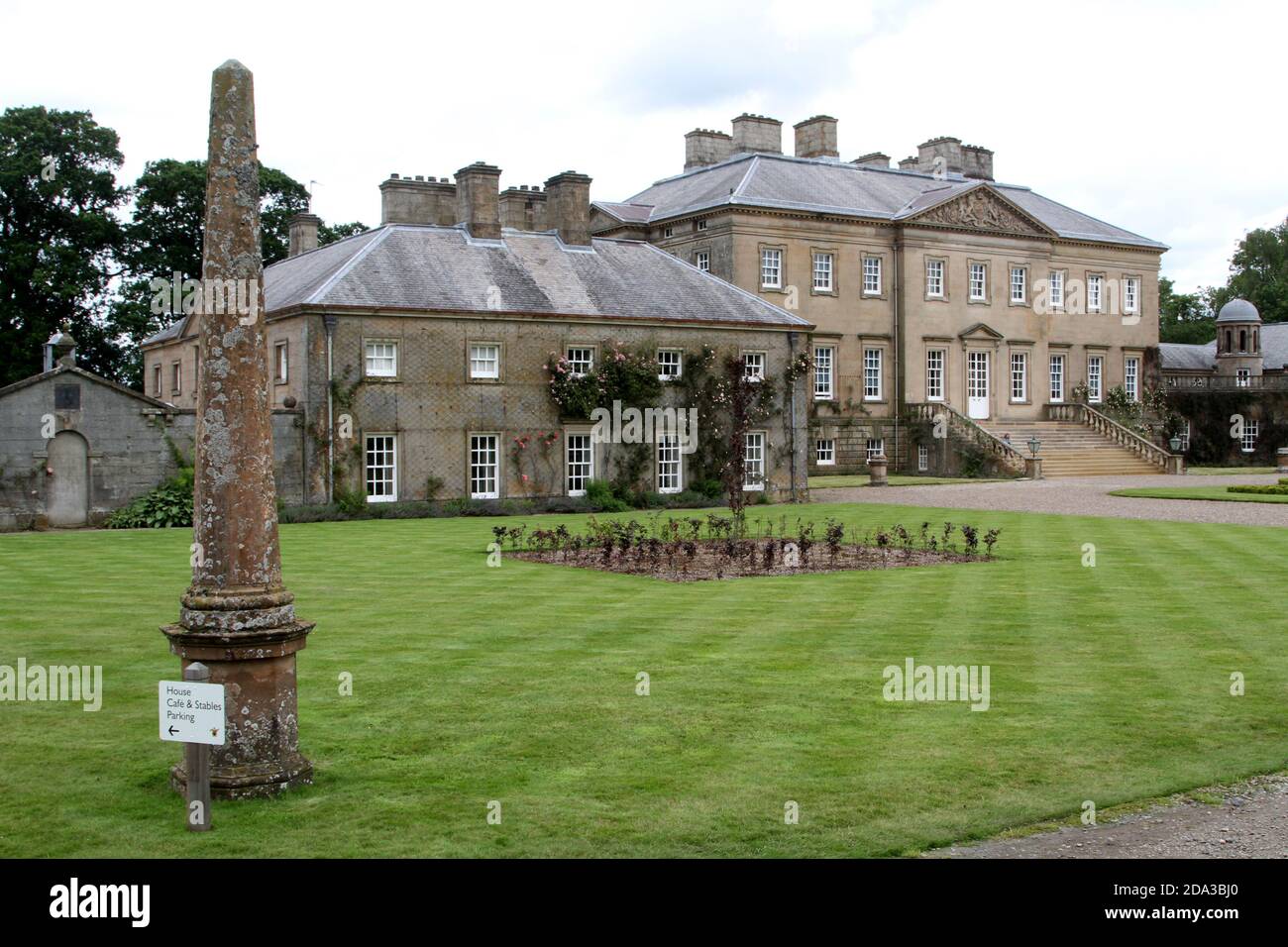Dumfries House, Cumnock, Ayrshire, Scotland, Uk.Front elevation showing ...