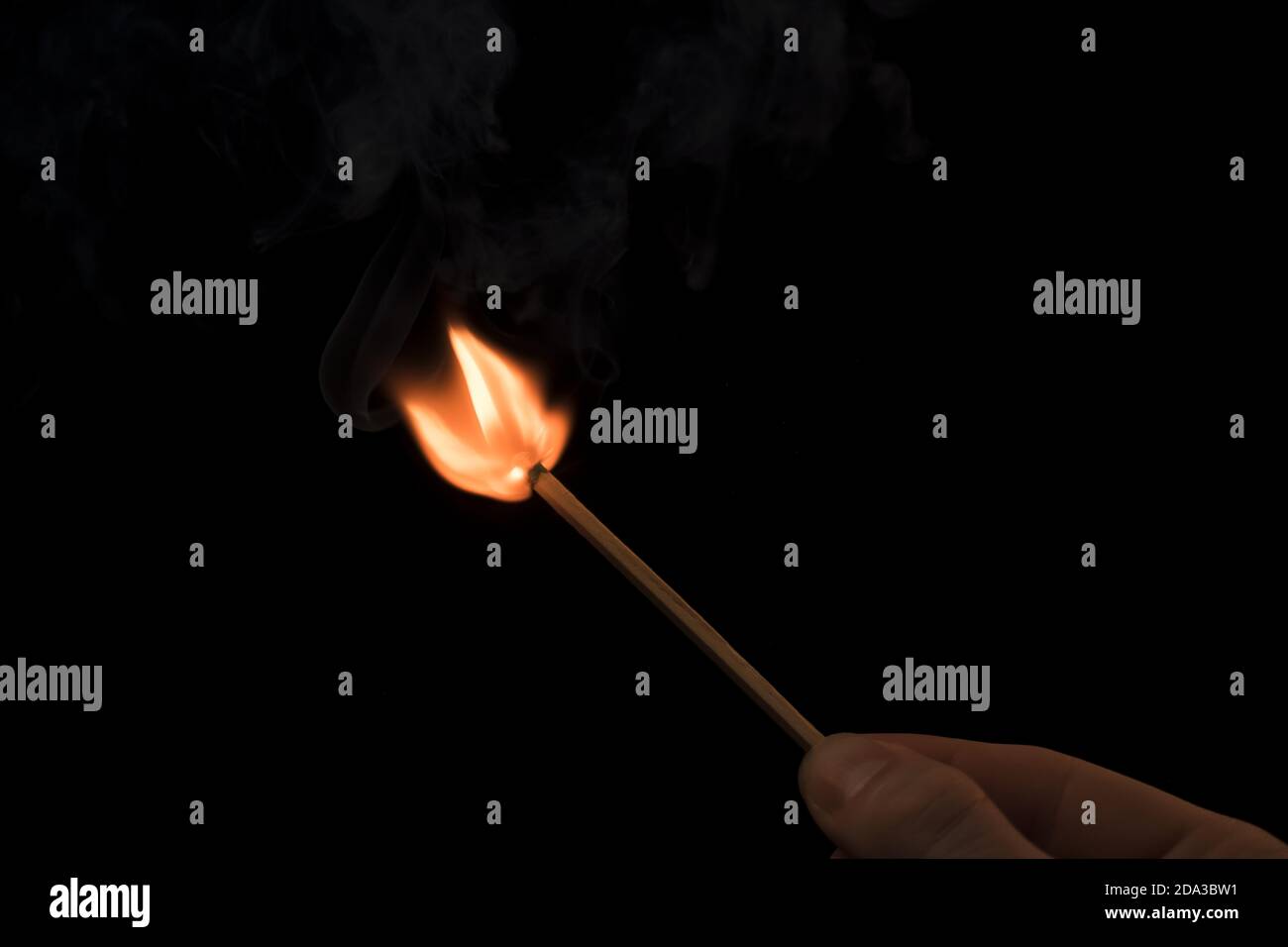 Smoke from match hi-res stock photography and images - Alamy