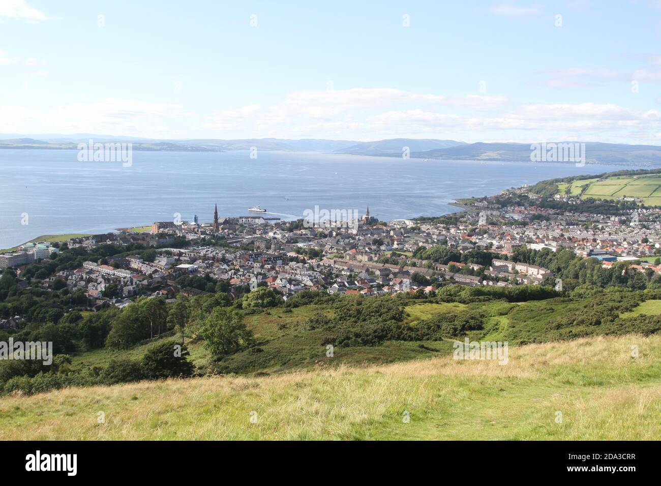 Largs, Ayrshire, Scotland, UK. Largs is a town on the Firth of Clyde in ...
