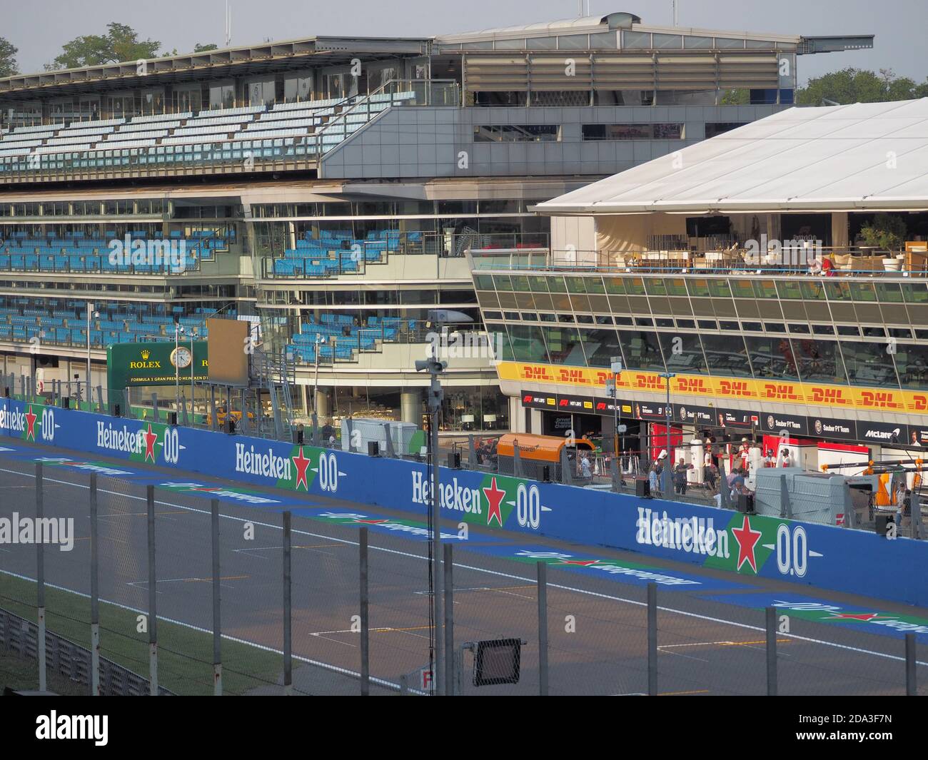 MONZA, ITALY - August 30, 2018: The Autodromo Nazionale Monza, a race ...