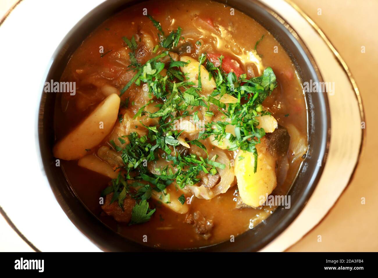 Bozbash soup hi-res stock photography and images - Alamy