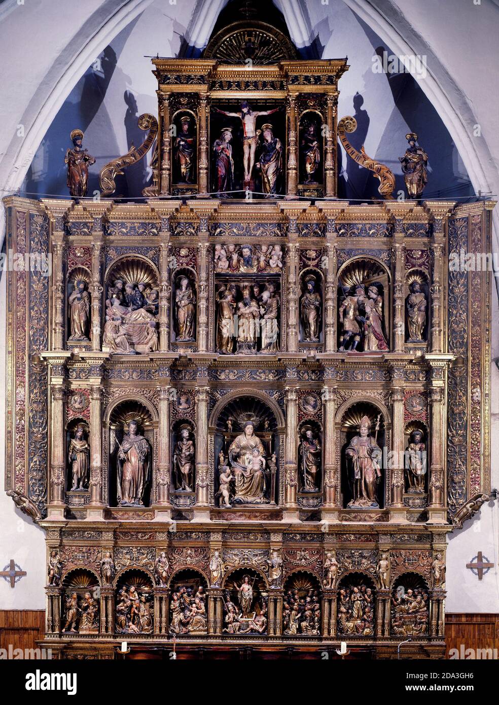 RETABLO MAYOR - SIGLO XVI. Author: GIL MORLANES EL JOVEN. Location ...