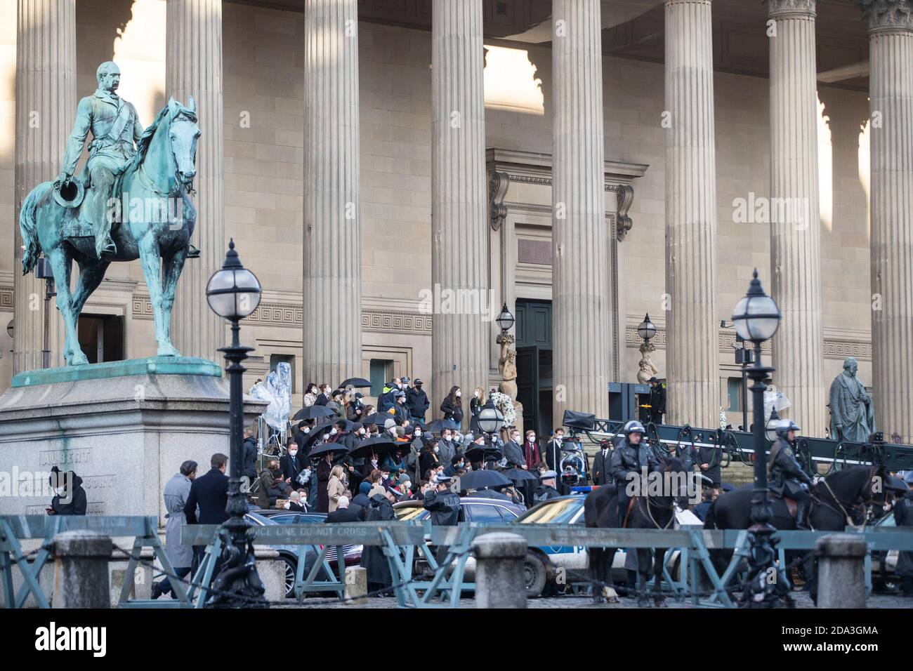 13/10/2020. Liverpool, UK. Robert Pattinson is spotted at St George's ...