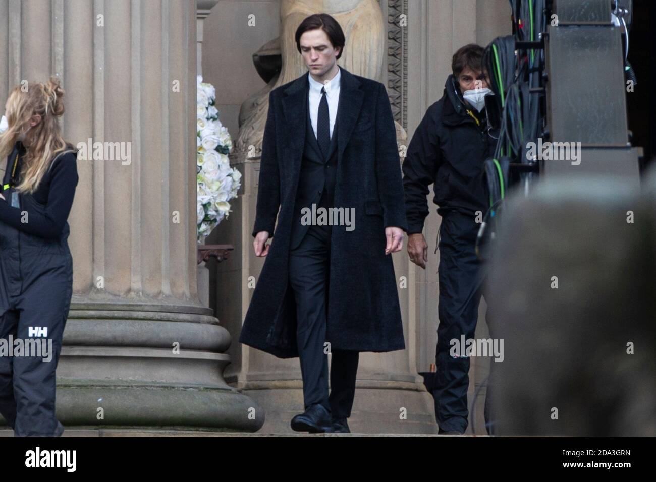 13/10/2020. Liverpool, UK. Robert Pattinson is spotted at St George's ...