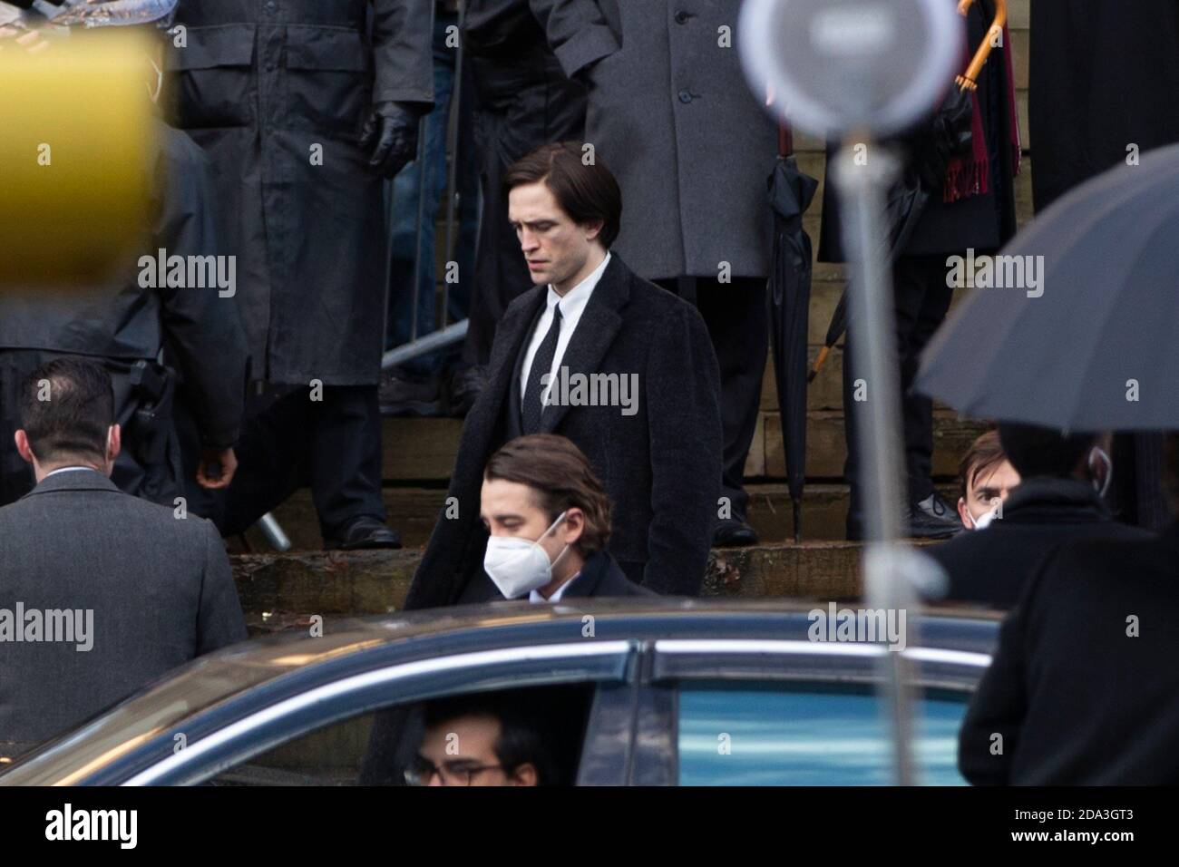 13/10/2020. Liverpool, UK. Robert Pattinson is spotted at St George's ...