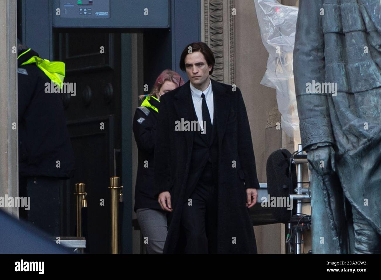 13/10/2020. Liverpool, UK. Robert Pattinson is spotted at St George's ...