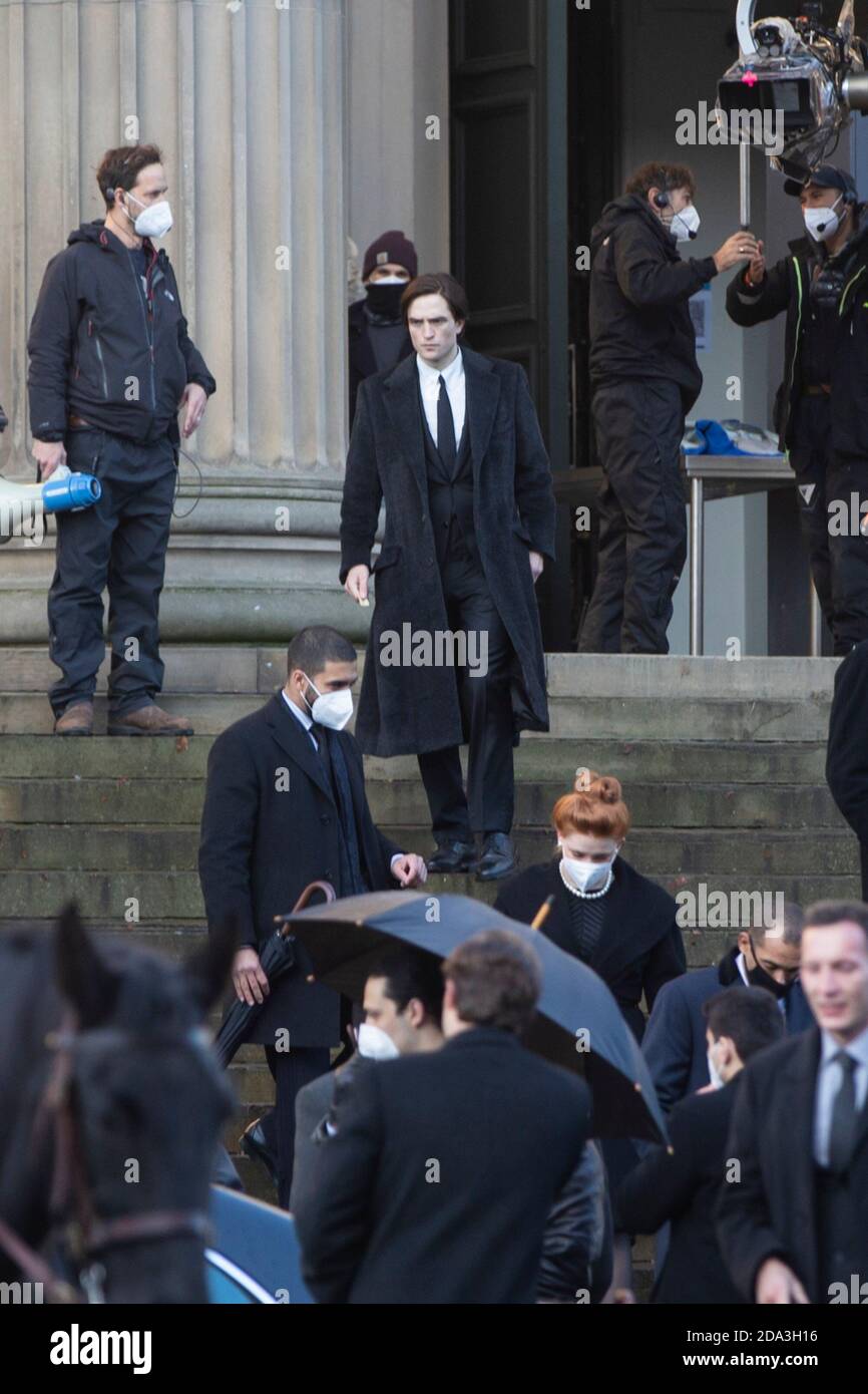 13/10/2020. Liverpool, UK. Robert Pattinson is spotted at St George's ...