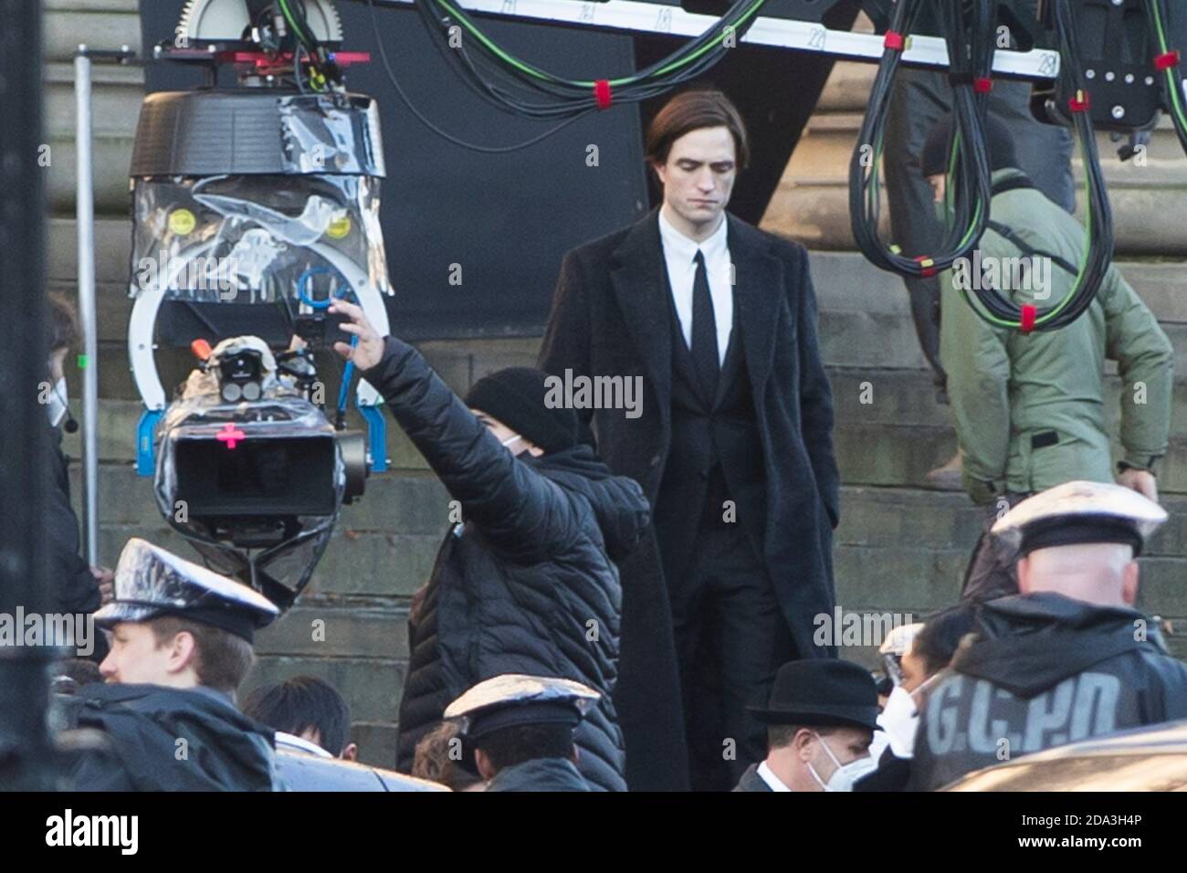 13/10/2020. Liverpool, UK. Robert Pattinson is spotted at St George's ...