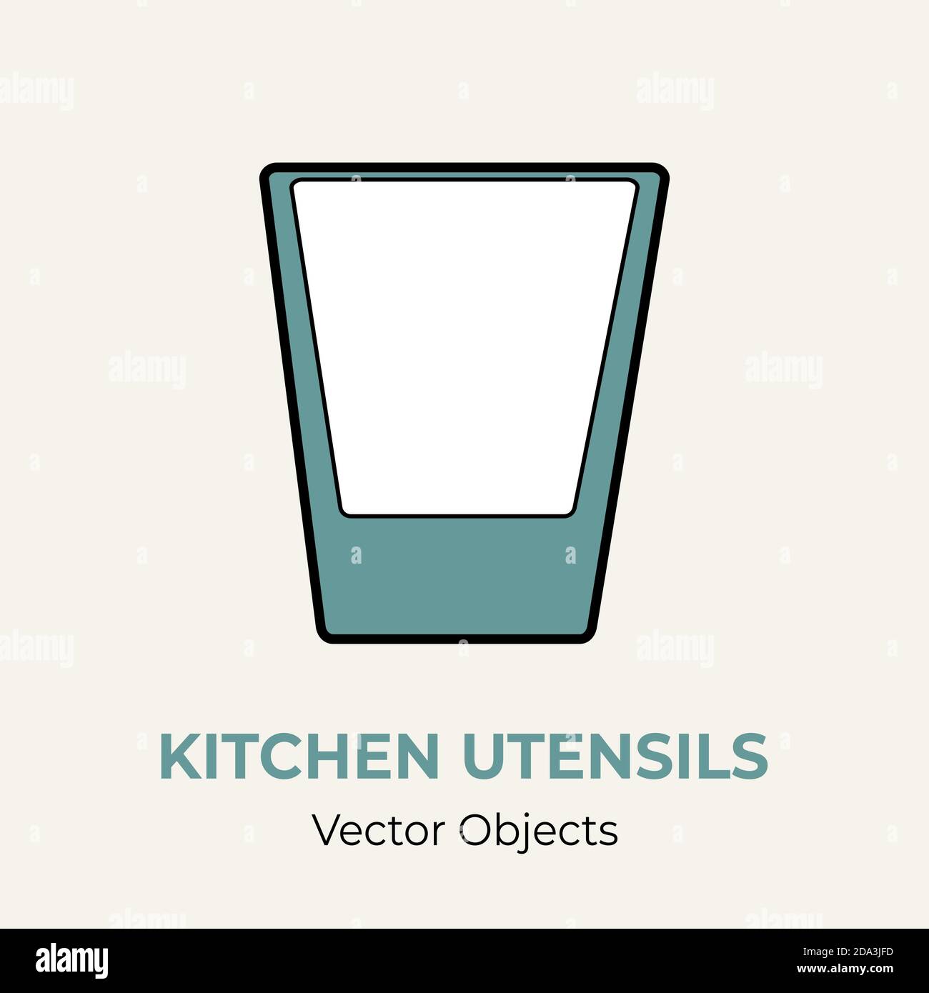 Shot glass simple form vector illustration. Vector line illustration ...