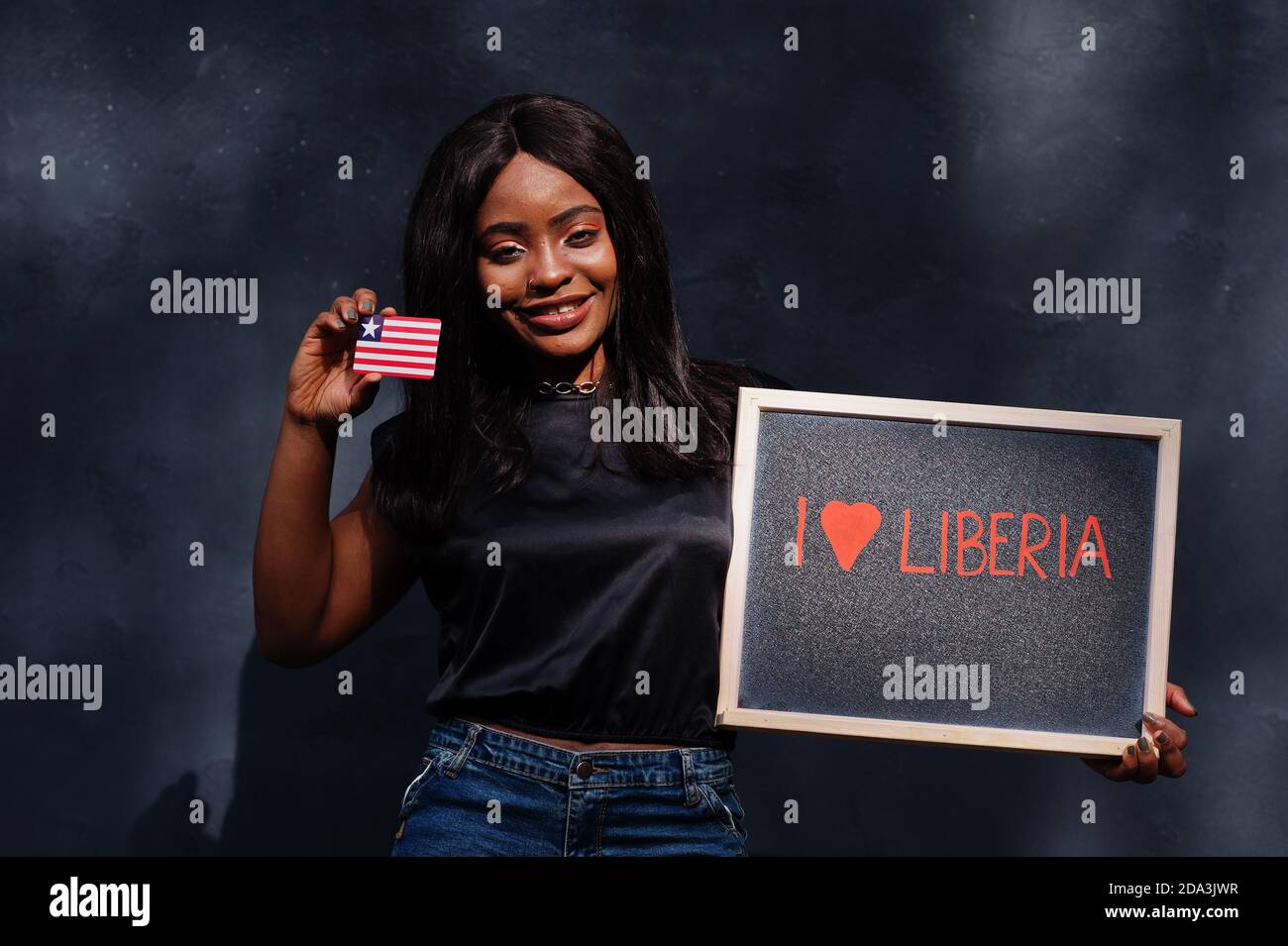Liberian girl hi-res stock photography and images - Alamy