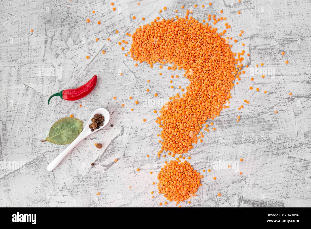 Question mark food hi-res stock photography and images - Alamy