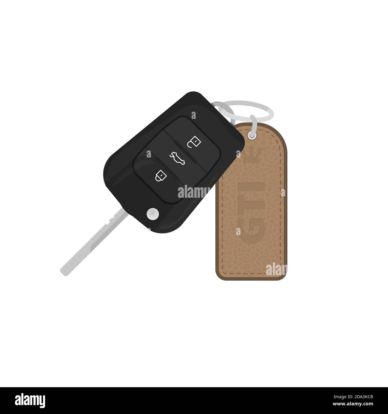 Car keys with trinket Stock Vector Image & Art - Alamy