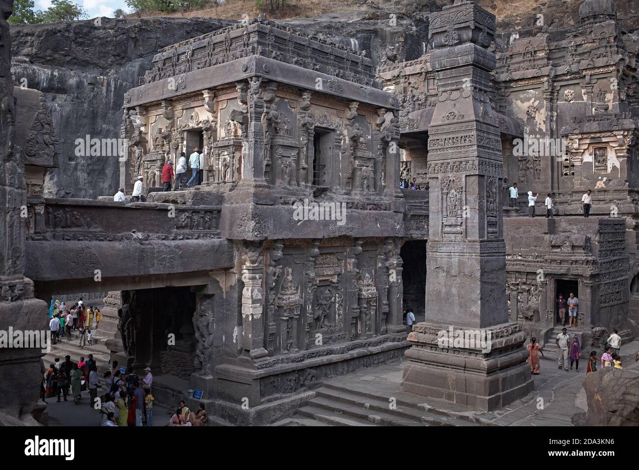 Temples at ellora hi-res stock photography and images - Alamy