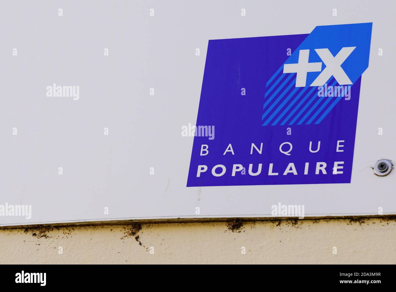 Banque populaire bank sign logo hi-res stock photography and images - Alamy